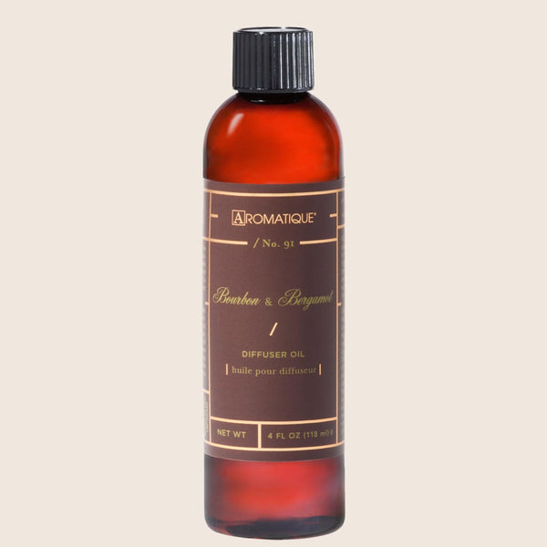 Aromatique Reed Diffuser Refill 4 Oz. - Bourbon & Bergamot