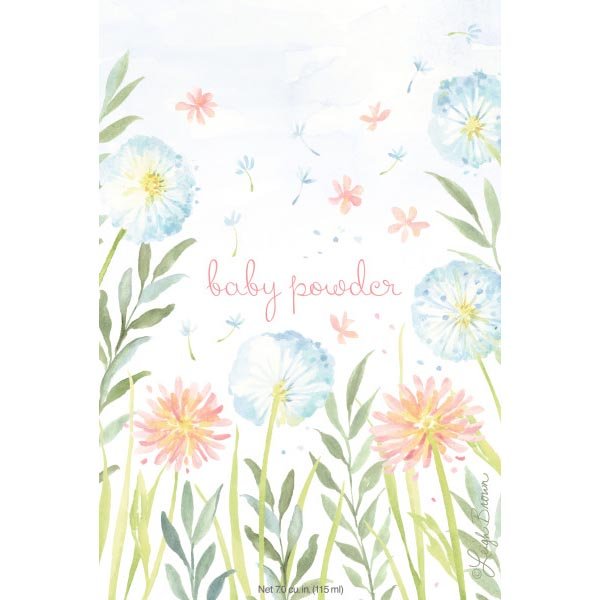 Fresh Scents Scented Sachet Set of 6 - Baby Powder
