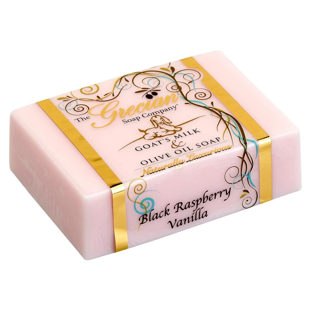 Grecian Soap Company Goats Milk & Olive Oil Soap 5 Oz. - Black Raspber