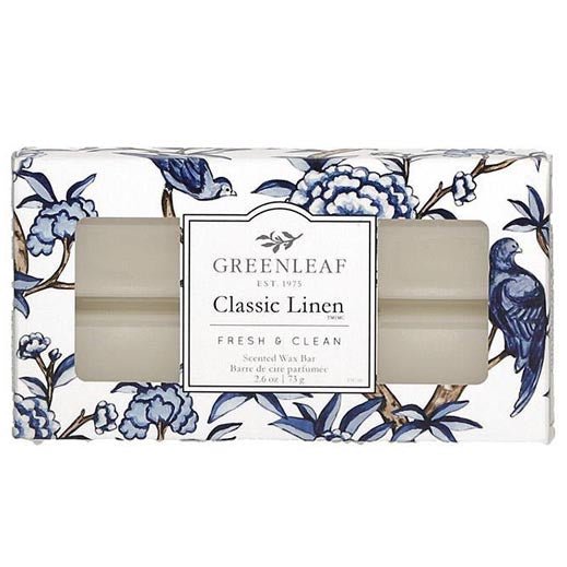 Greenleaf Gifts Scented Wax Bar 2.6 Oz. - Classic Linen