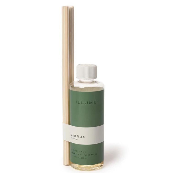 Illume Reed Diffuser Refill 6 Oz. (1 bottle) - Hinoki Sage