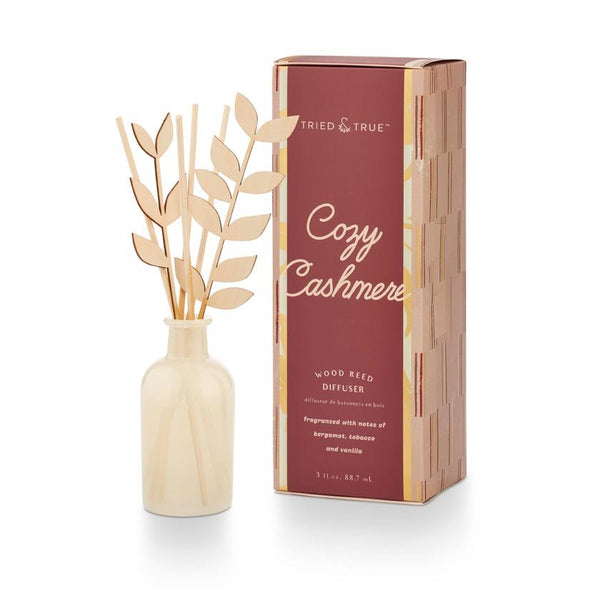 Illume Tried & True Leaf Reed Diffuser 3 Oz. - Cozy Cashmere