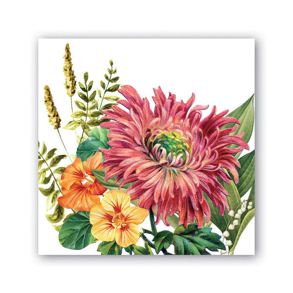 Michel Design Works Paper Cocktail Napkins - Dahlias