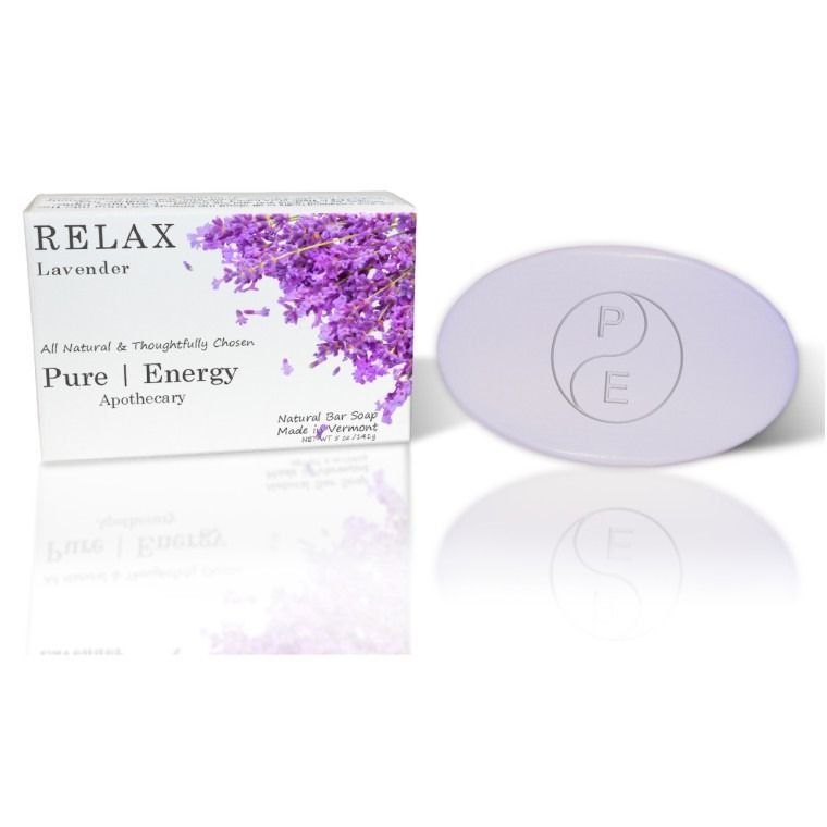 Pure Energy Apothecary Bar Soap 5 Oz. - Relax (Lavender)